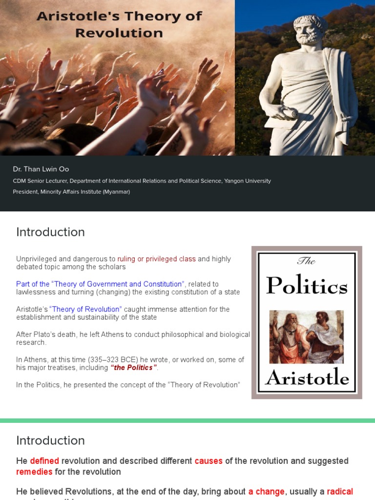 Aristotle's Theory of Revolution | PDF | Democracy | Political Ideologies