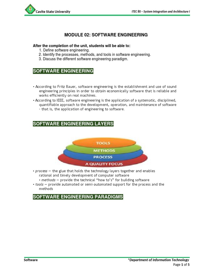 Module 02: Software Engineering | PDF | Software | Software Engineering