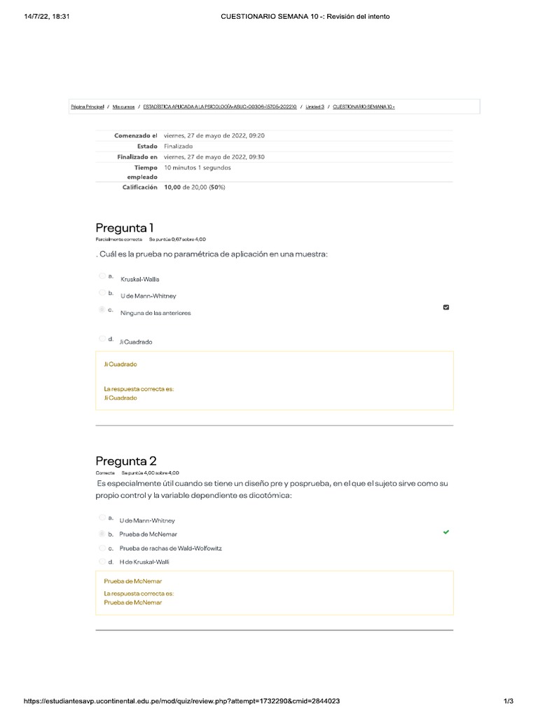 Cuestionario Semana 10 | PDF | Technology & Engineering