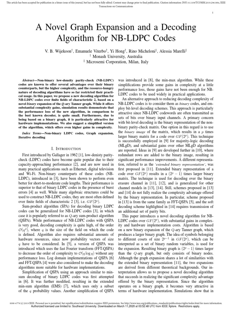 A Novel Graph Expansion And Binary Decoding Algorithm For Non Binary Ldpc Codes With Substantial