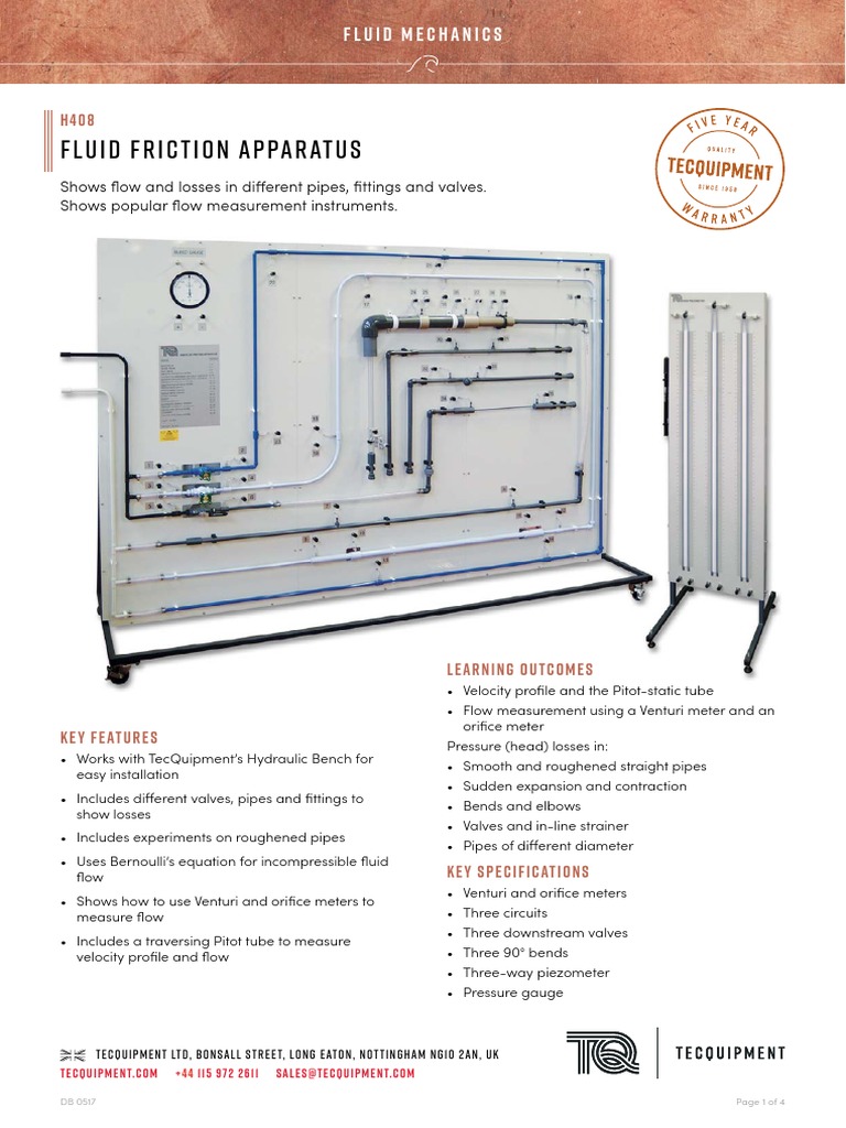 Analysis of Fluid Flow and Pressure Losses Through Various Pipe ...