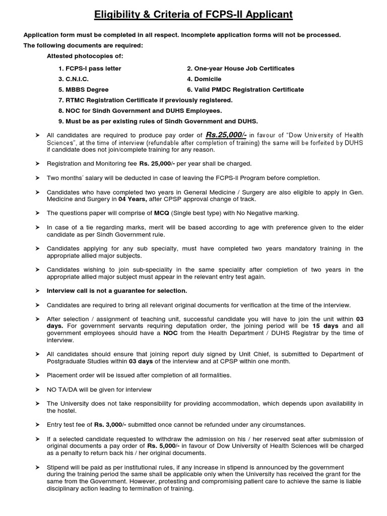 eligibility-criteria-of-fcps-ii-applicant-descargar-gratis-pdf