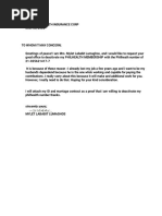 Authorization Letter For Philhealth | PDF