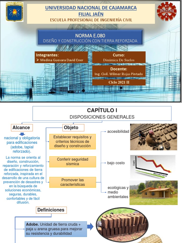 NORMA E.080 Construccion Con Tierra Reforzada | Descargar gratis PDF | Fundación (Ingeniería ...