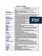 Basic Nautical Navigation Terms Explained | PDF | Navigation | Ships
