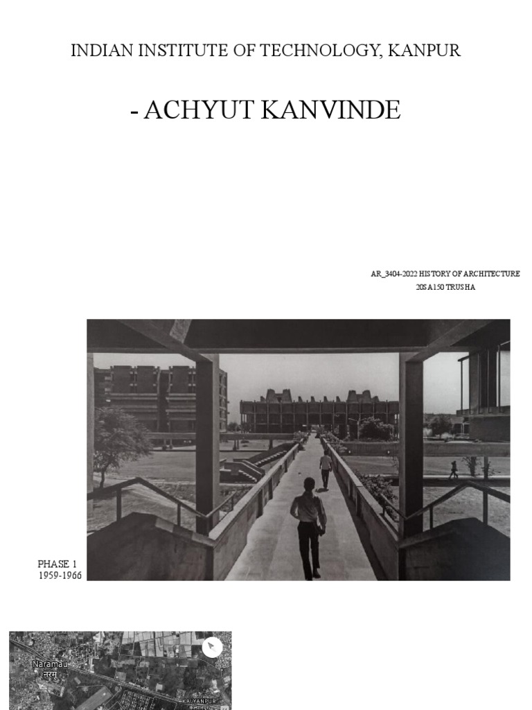 Iit Kanpur, Achyut Kanvinde | PDF