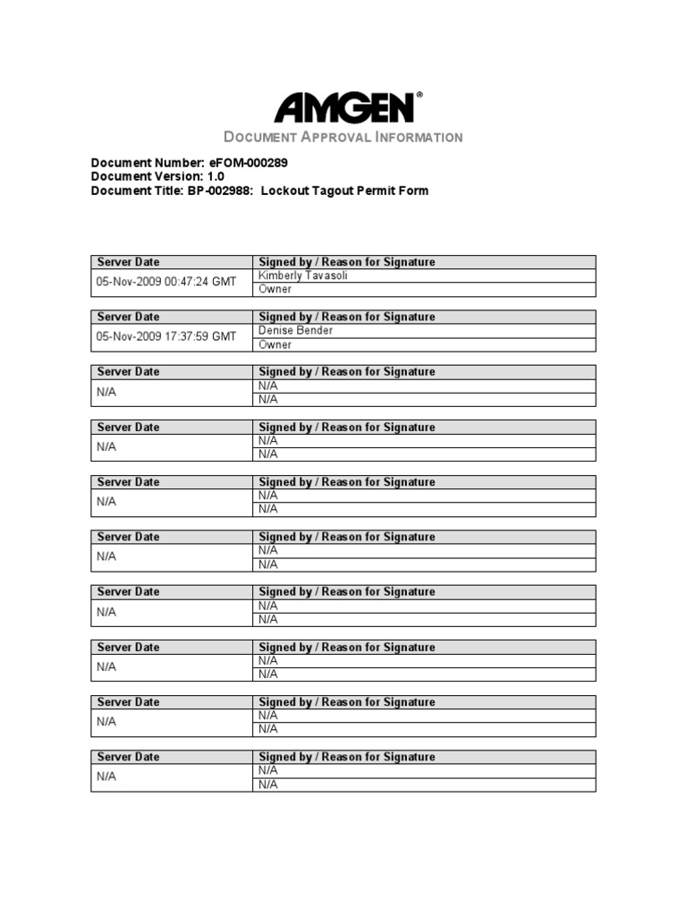Loto Form | PDF | Business