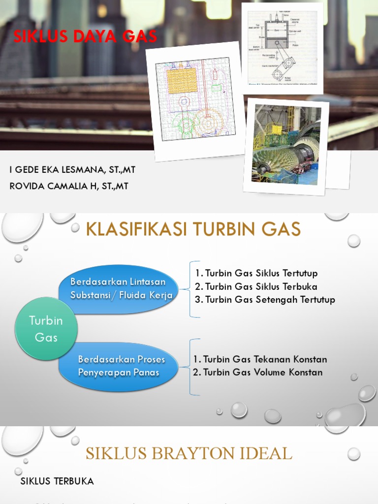 Materi MKE Siklus Brayton Ideal | PDF