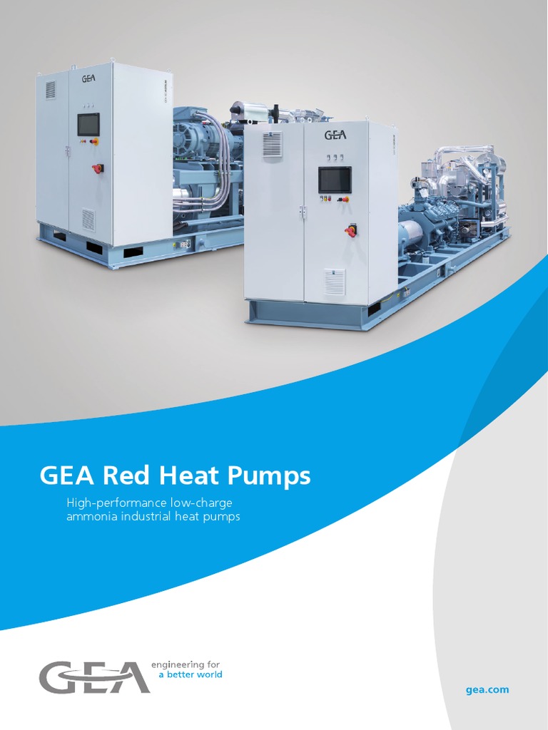 GEA Red Heat Pumps: High-Performance Low-Charge Ammonia Industrial Heat ...