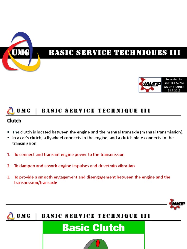 Basic Service Techniques III: Presented by | PDF | Computers