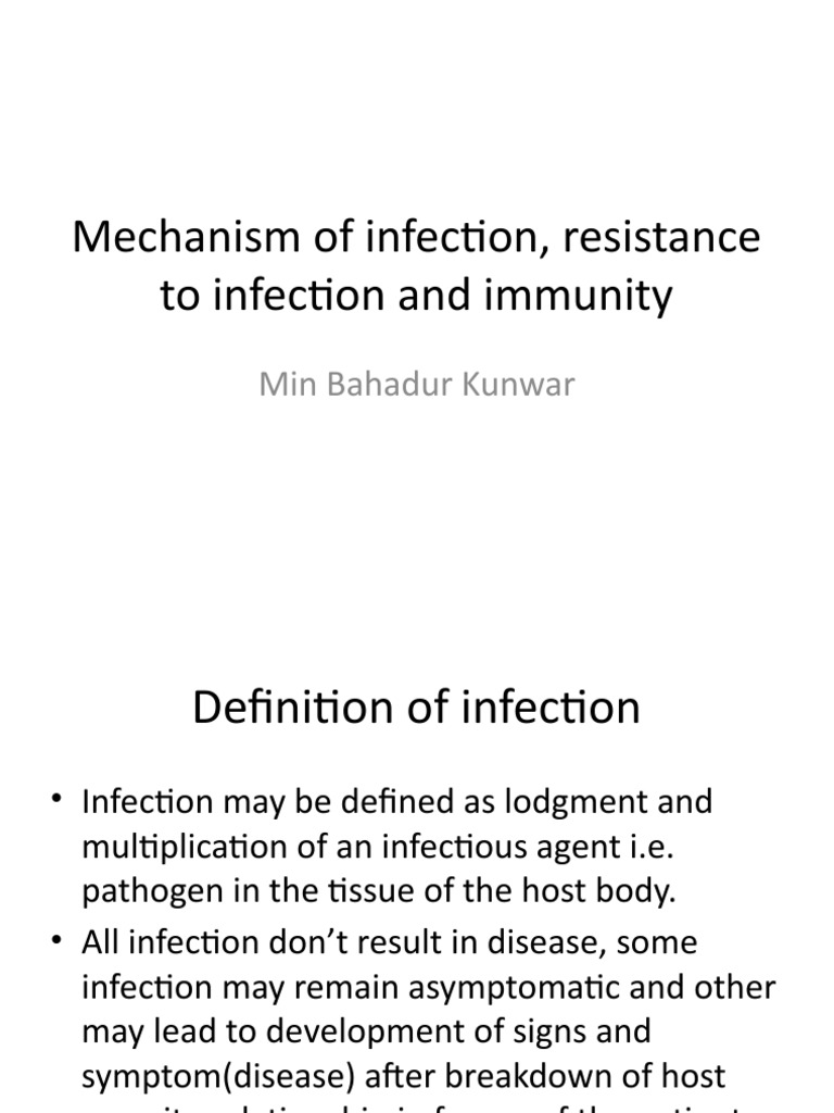 Mechanism of Infection | PDF | Infection | Epithelium