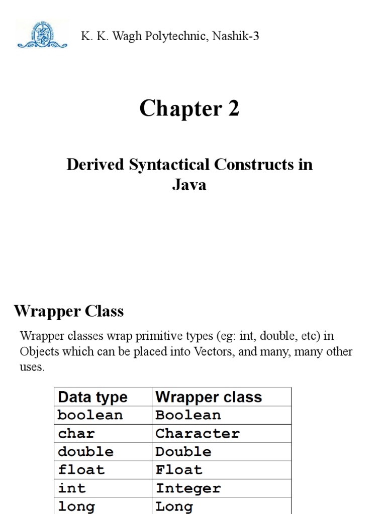 Java Wrapper Classes and Enums Overview | PDF | Computers