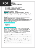 Economic Project On Poverty | PDF | Poverty | Poverty & Homelessness