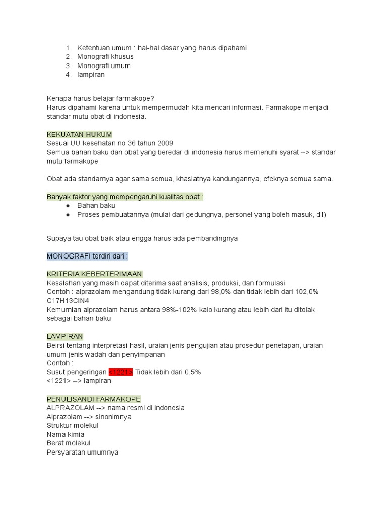 Farmakope | PDF