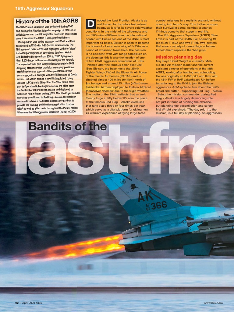 18th Aggressor Squadron (Part 1) | PDF | Aviation | Military