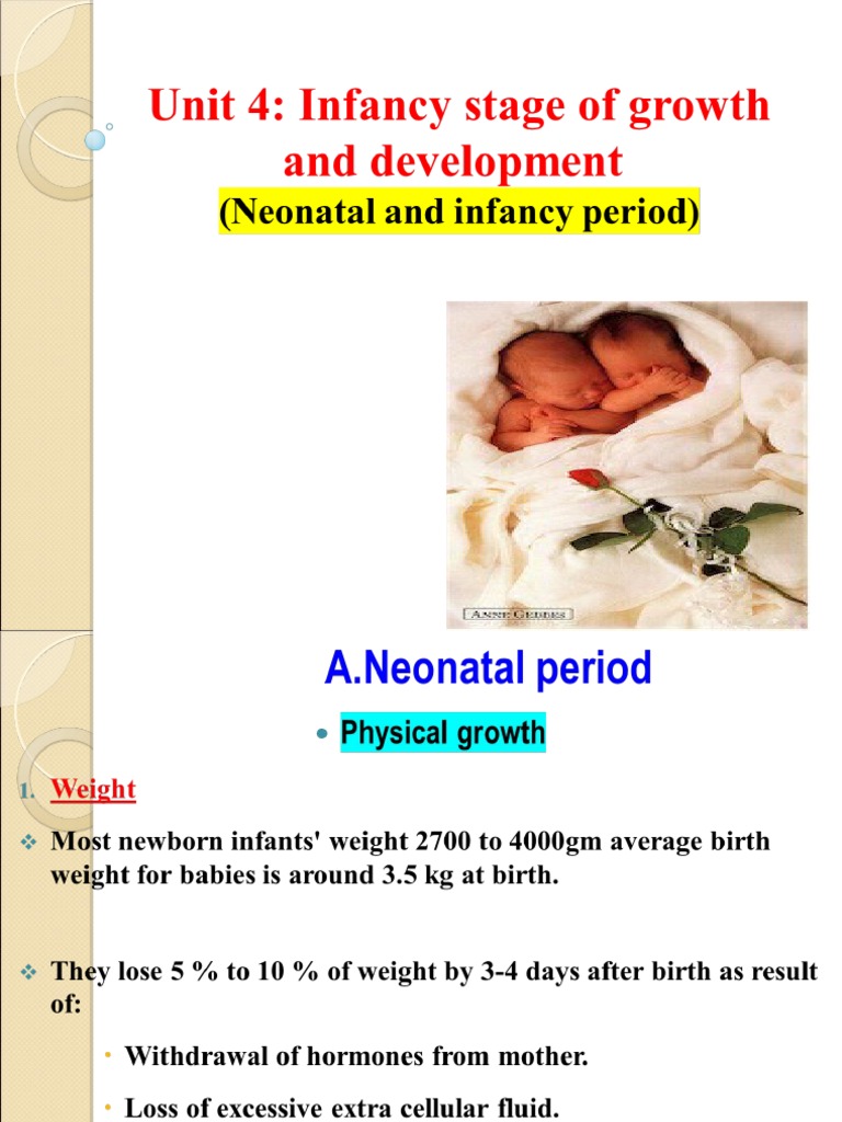 Neonatal and infancy period | PDF | Infants | Hearing