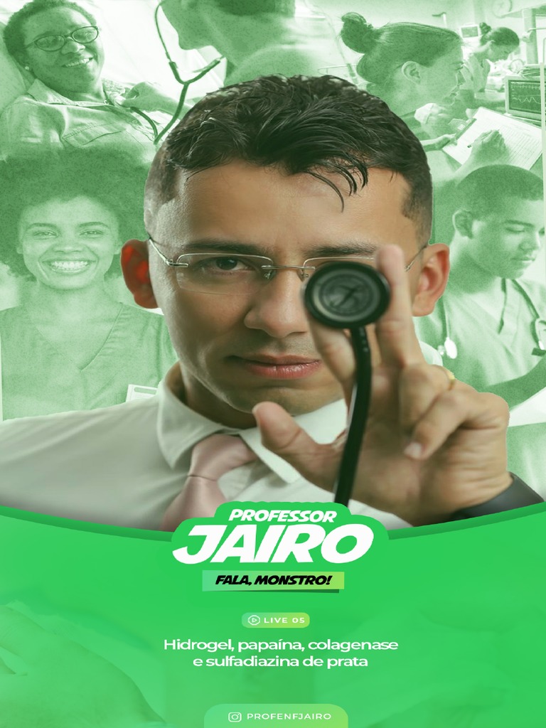 Live 05 - Hidrogel, Papaína, Colagenase e Sulfadiazina de Prata | PDF