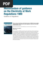 Electricity at Work Regulations 1989 | PDF | Regulatory Compliance ...