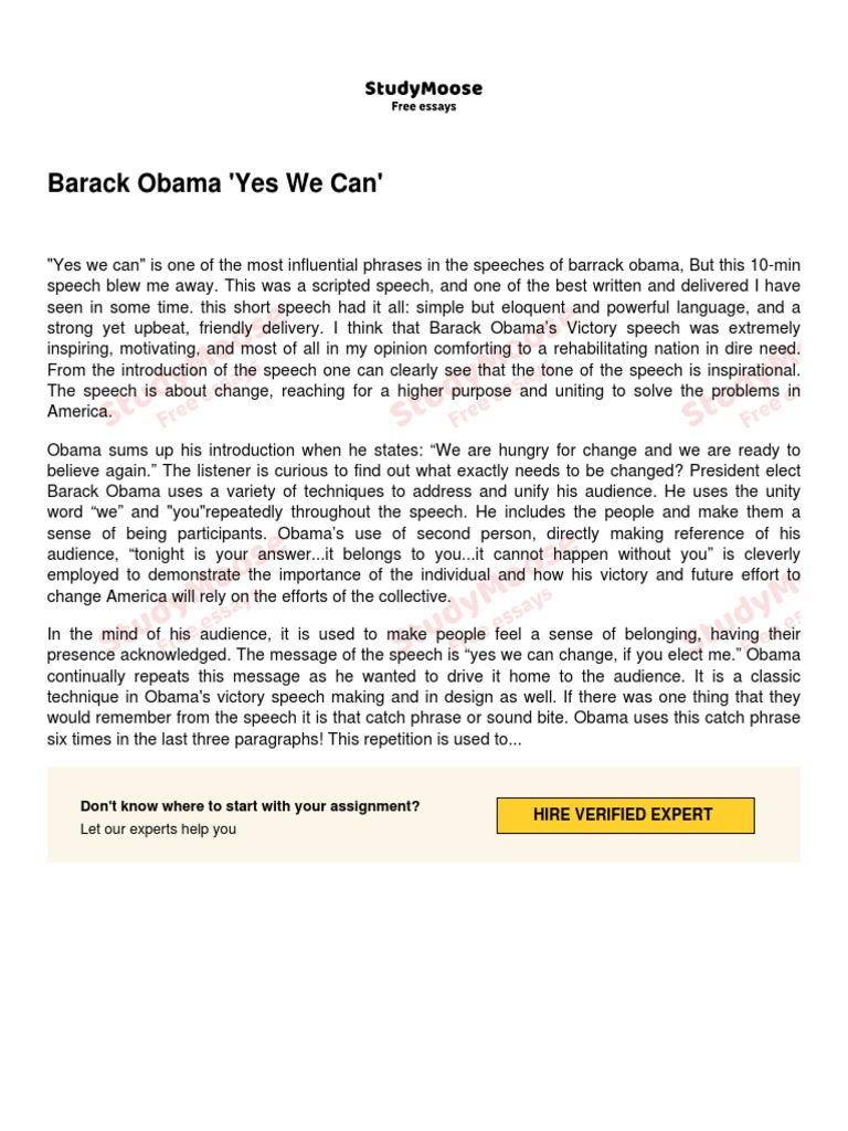 Barack Obama 'Yes We Can': Don't Know Where To Start With Your ...