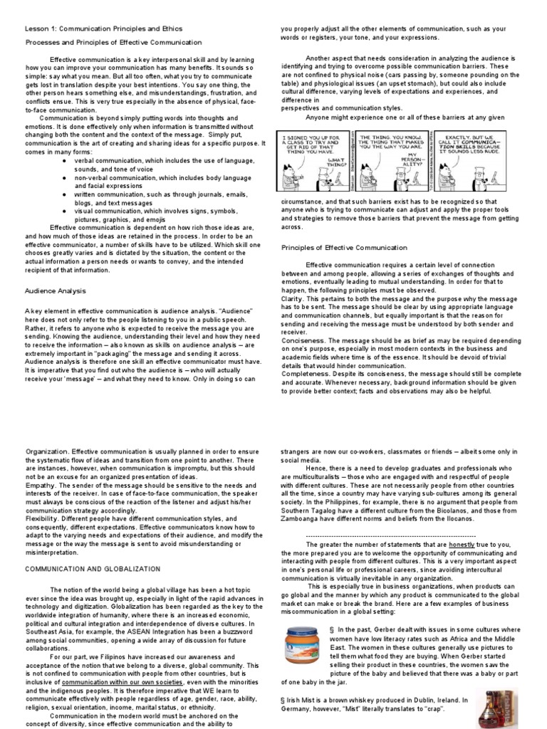 Purcom Midterm Reviewer | PDF | Communication | English Language