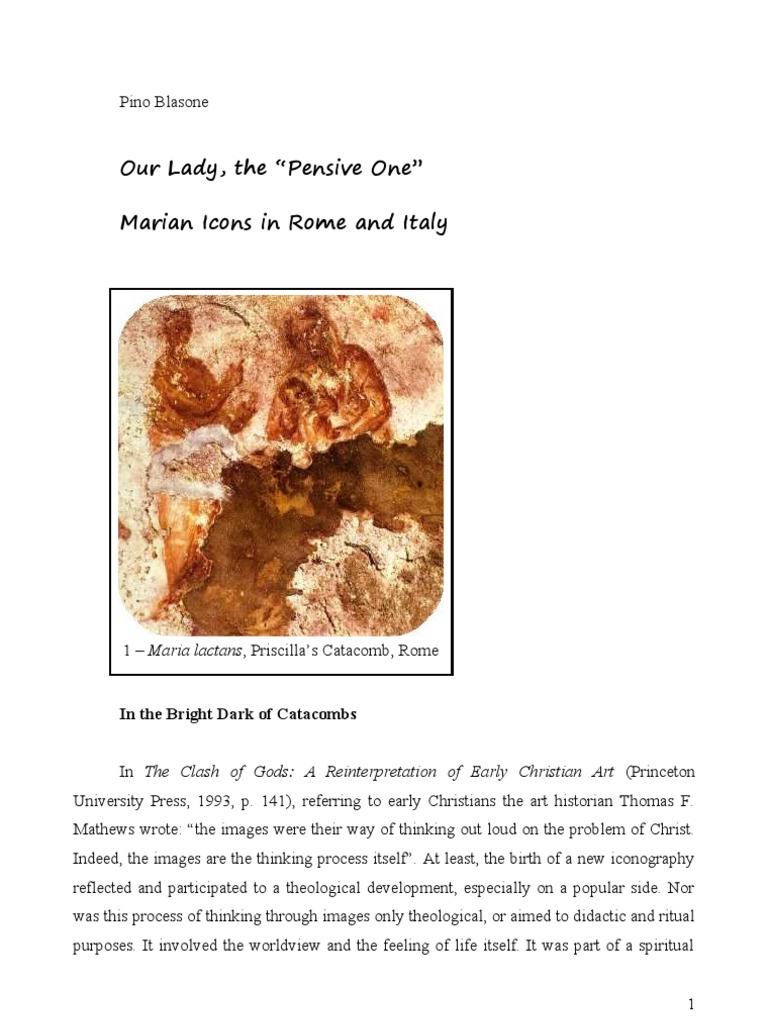 Marian Icons in Rome and Italy | PDF | Icon | Mary, Mother Of Jesus