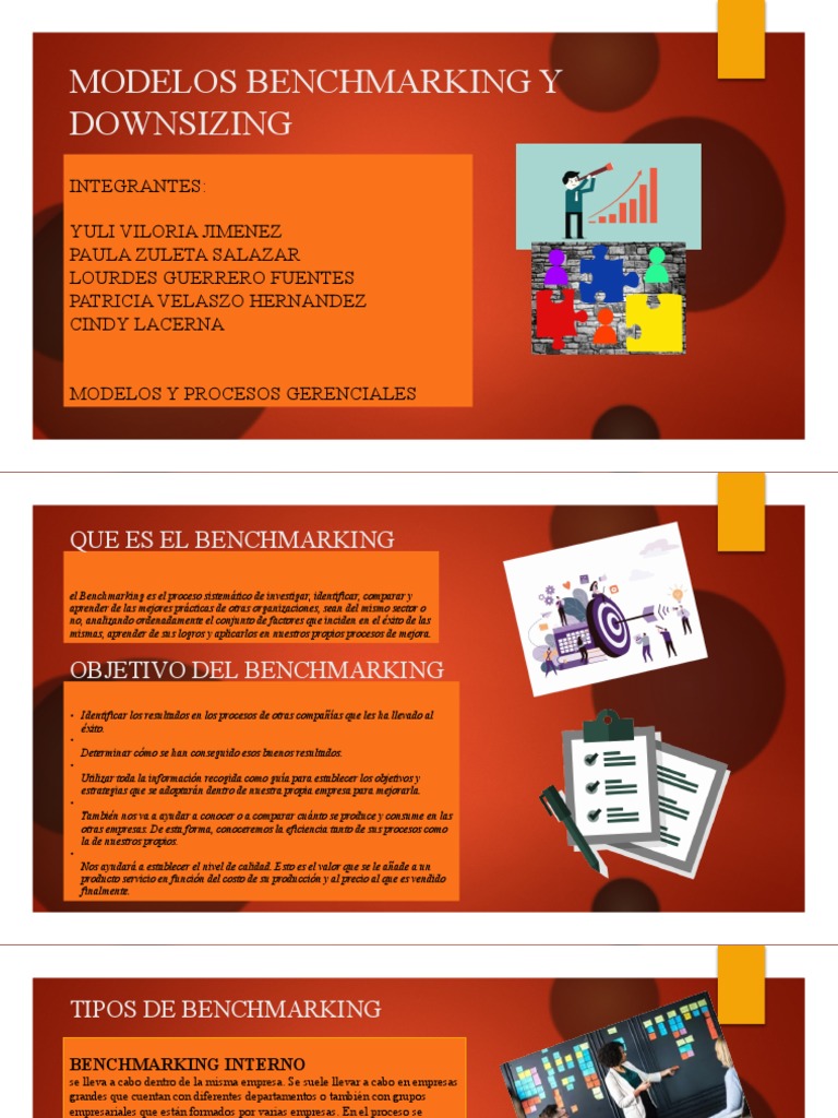 Modelos de Benchmarking y Downsizing | PDF | Benchmarking | Business
