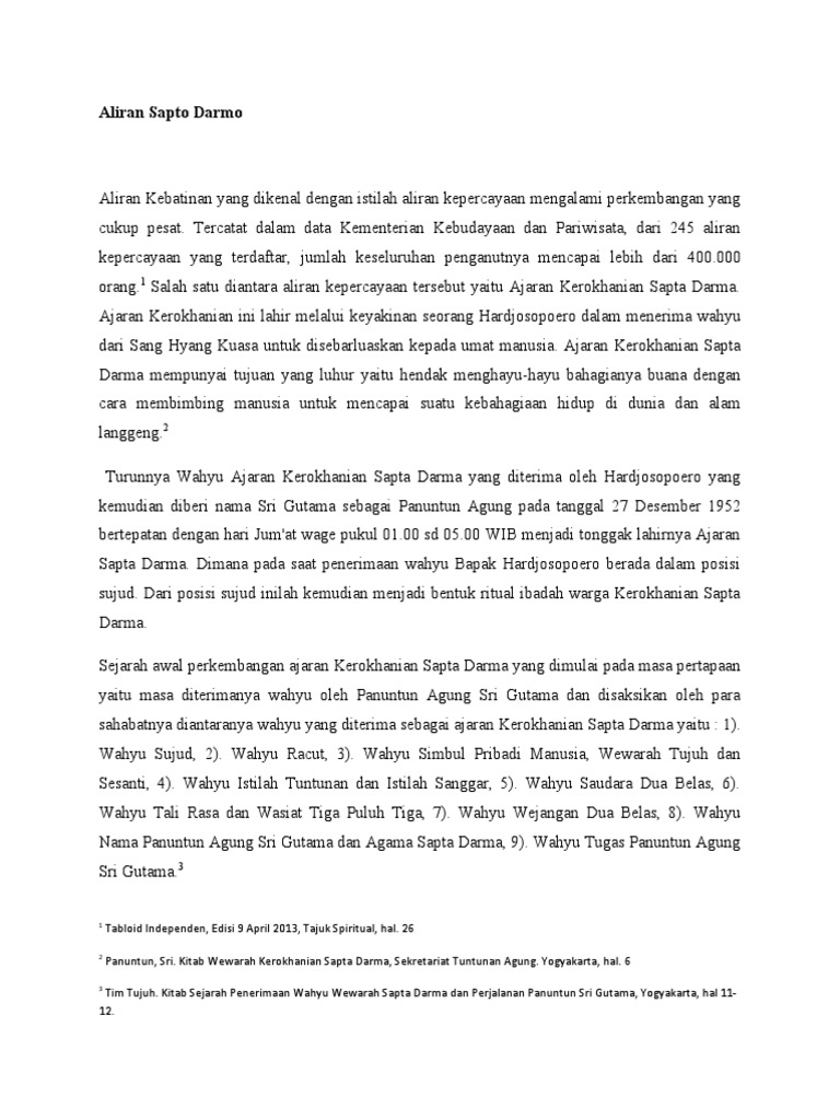 Sapto Darmo | PDF