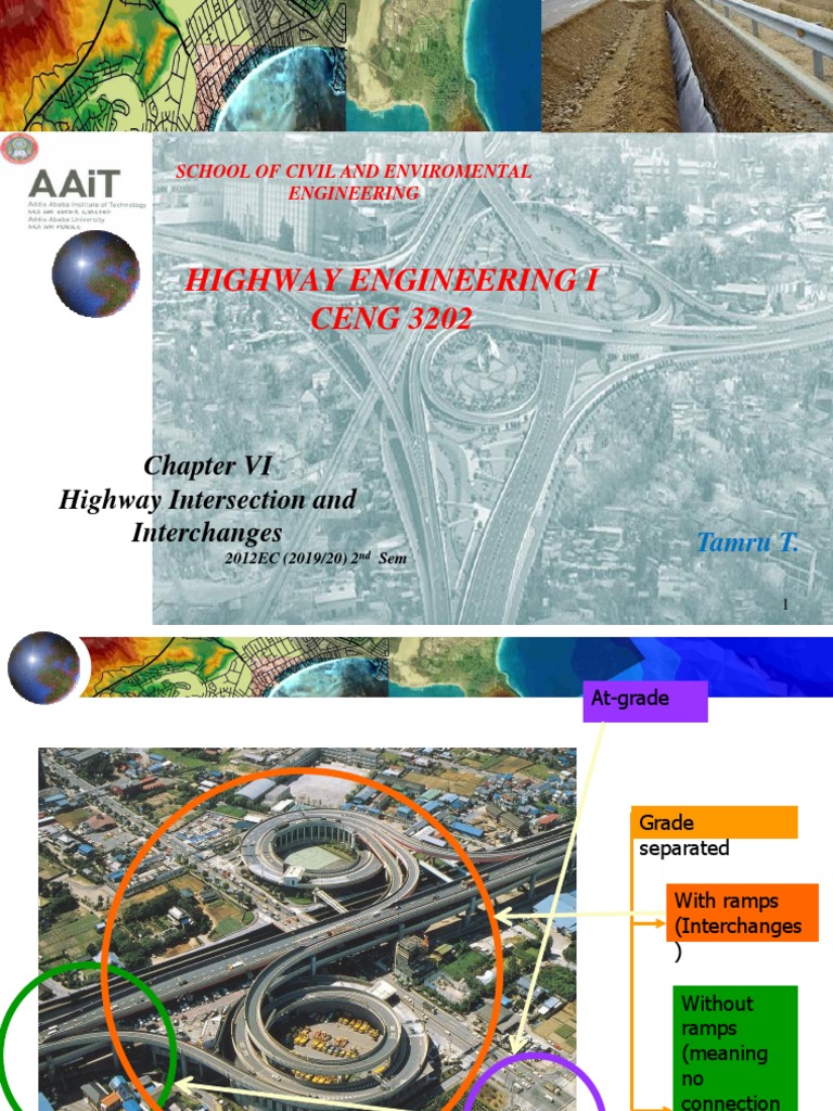 Highway Intersection Design Guide | PDF | Traffic | Intersection (Road)