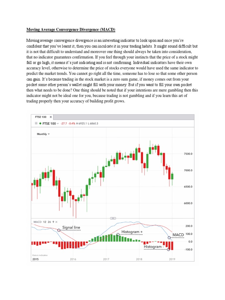 Moving Average Convergence Divergence (MACD) | PDF | Market (Economics ...