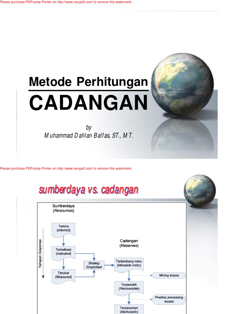 Perhitungan Cadangan-4 | PDF | Sains & Matematika
