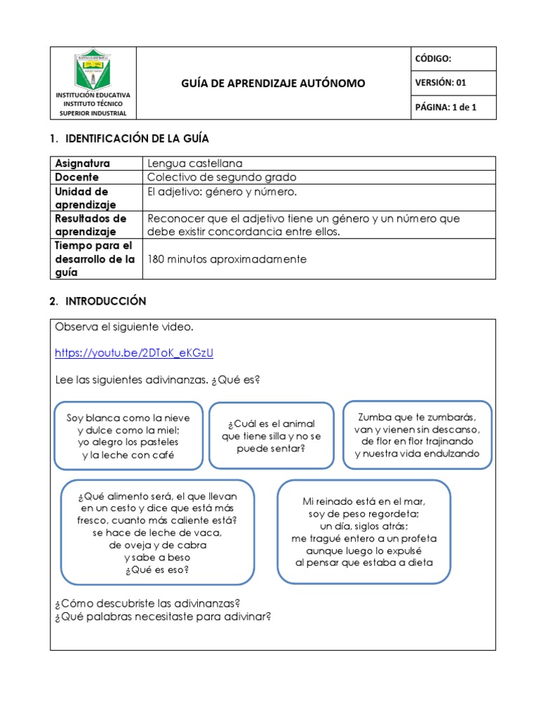 Adjetivos en español y su uso | PDF | Adjetivo | Sustantivo