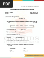 Paragraph Writing Class 3 | PDF