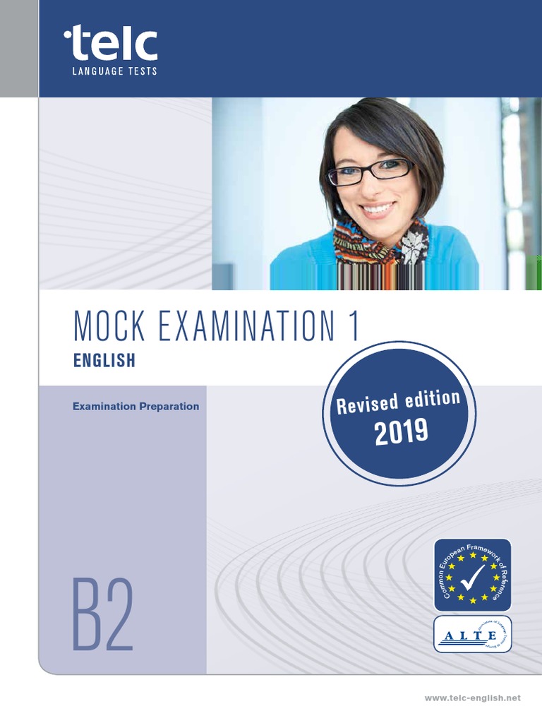 Mock English Exam 1 Preparation Guide | PDF