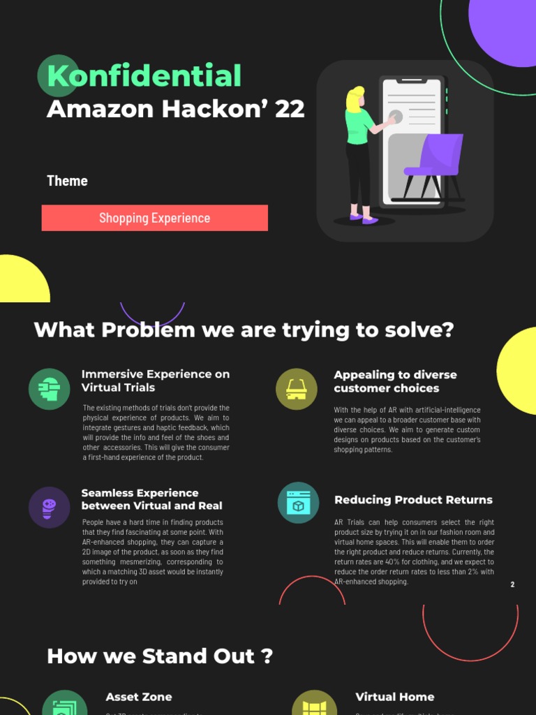 Amazon Hackon' 22 | PDF | Augmented Reality | Design