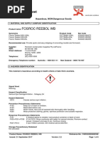 MSDS of Petrol | PDF | Toxicity | Prevention