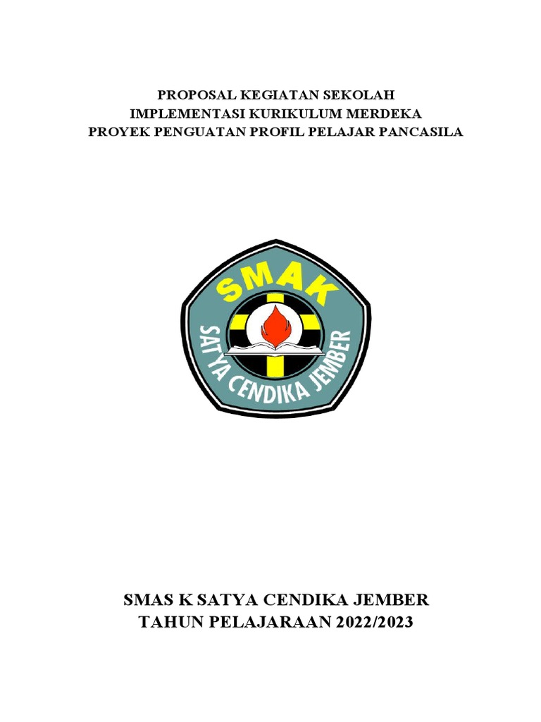 Proposal Kegiatan P5 Bhineka Tunggal Ika | PDF