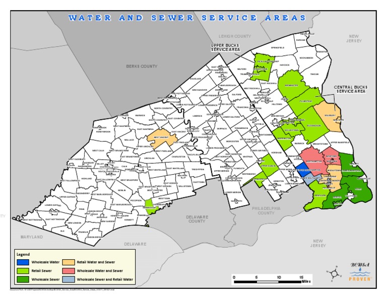 A Map of Municipalities Served by BCWSA | PDF