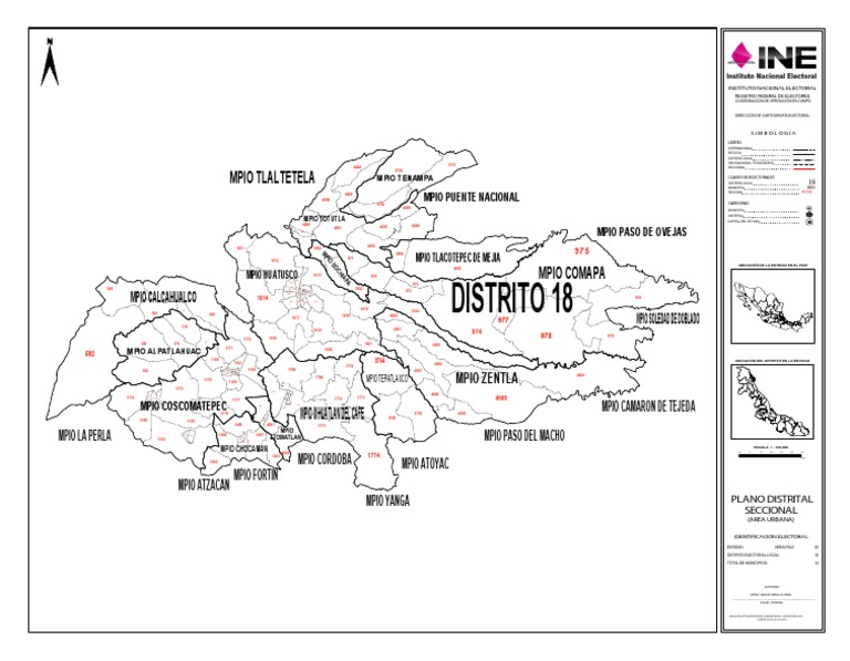 Distrito 18 Huatusco Ine | PDF