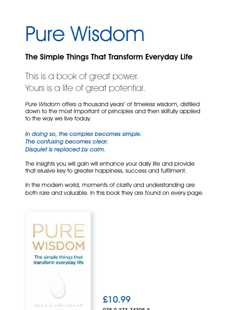 Pure Wisdom - Sample Chapters | PDF | Anger | Emotions