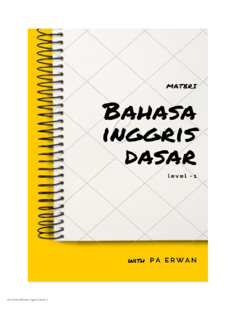 Basic English Level 1 | PDF