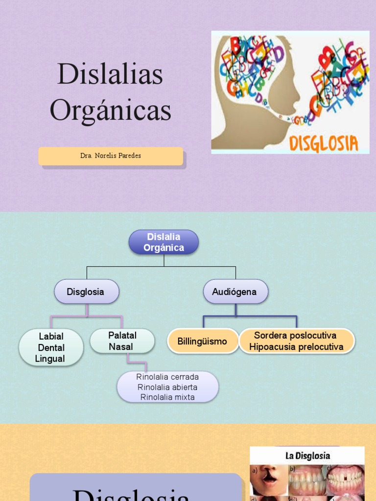 Dislalias y Disgloias: Tipos y Causas | PDF | Ortodoncia | Odontología