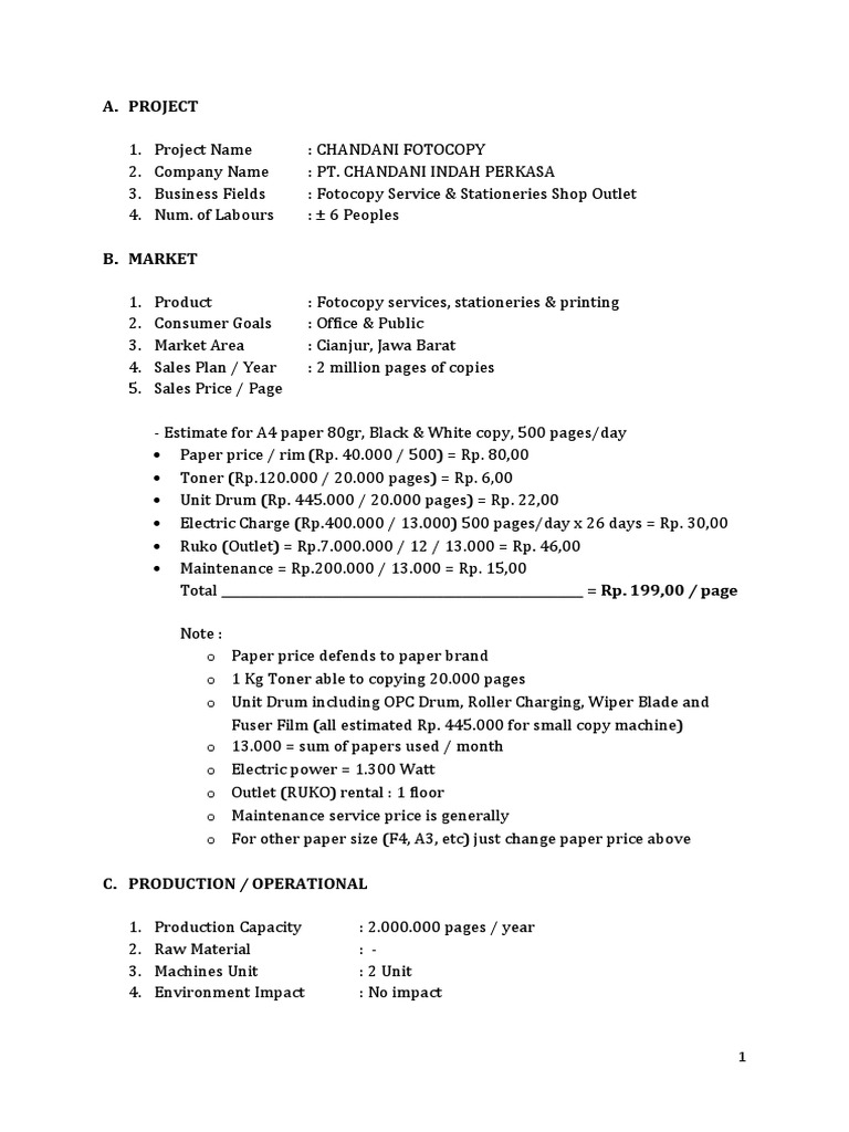 Contoh Project Foto | PDF | Office Work | Office Equipment