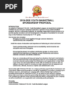Basketball Solicitation Letter Sample | PDF