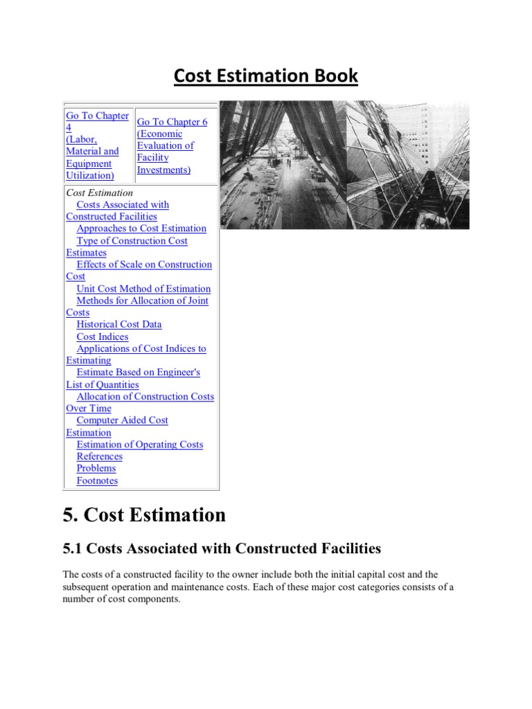 Cost Estimation Book | PDF | Production Function | Index (Economics)