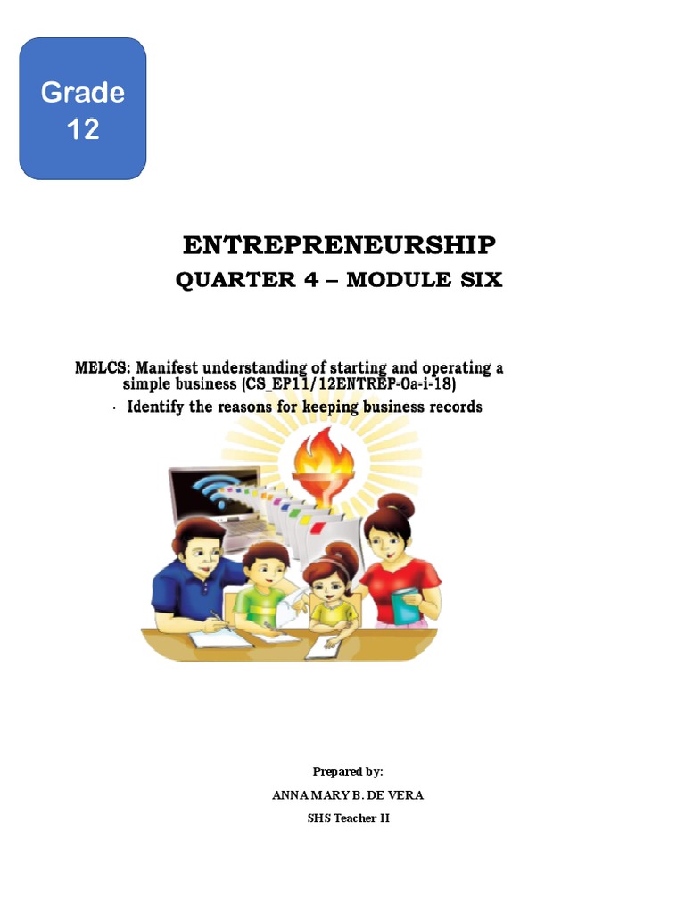 Entrep Q4 Mod6 | PDF | Expense | Tax Deduction