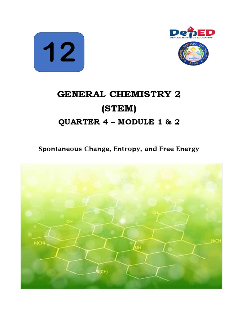 GenChem2-Q4-Module-1&2 | PDF | Gibbs Free Energy | Chemical Equilibrium
