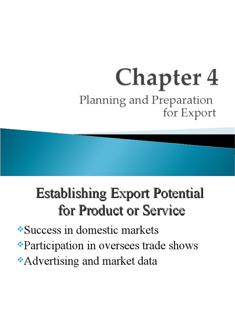 Export Planning and Strategy Guide | PDF | Pro Forma | Letter Of Credit