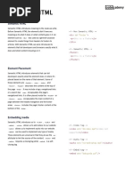 HTML Cheatsheet | PDF | Html Element | Html