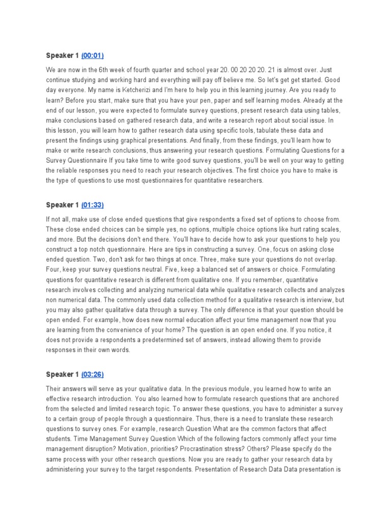 Composing A Research Report On A Relevant Social Issue - .. | PDF ...