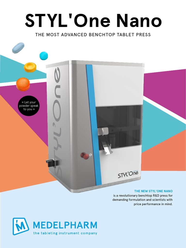 STYL'One Nano: The Most Advanced Benchtop Tablet Press | Download Free ...